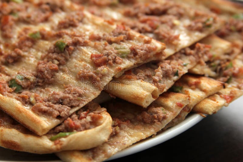 Turkish Pizza stock photo. Image of cook, meal, closeup - 24687446