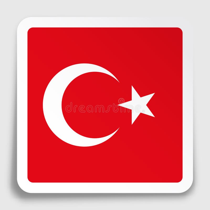 Turkish Flag Sticker Stock Illustrations – 898 Turkish Flag Sticker ...
