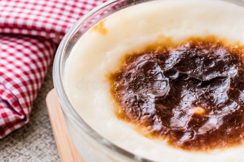 Turkish Rice Pudding Sutlac Stock Image - Image of porridge, food: 88003349