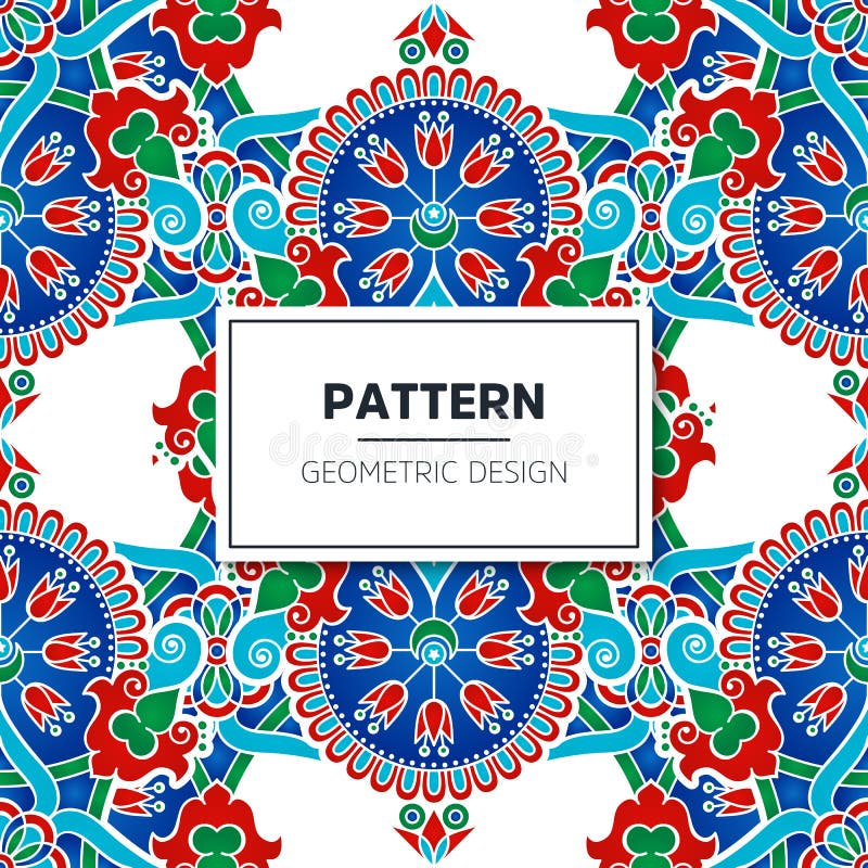 Turkish seamless pattern stock vector. Illustration of backdrop - 115267381