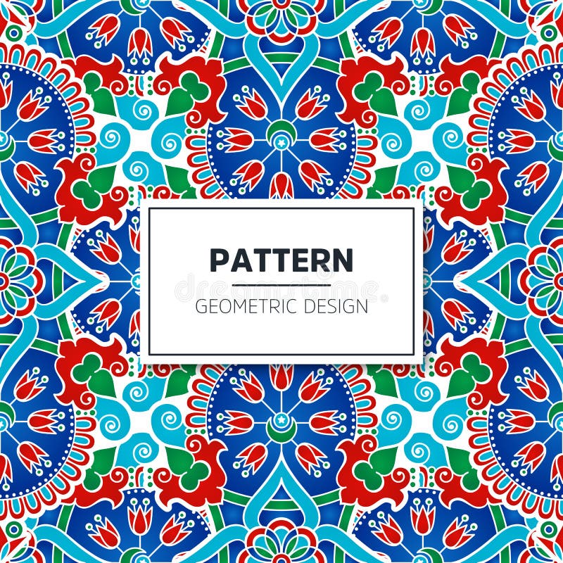 Turkish seamless pattern stock vector. Illustration of arabesque ...