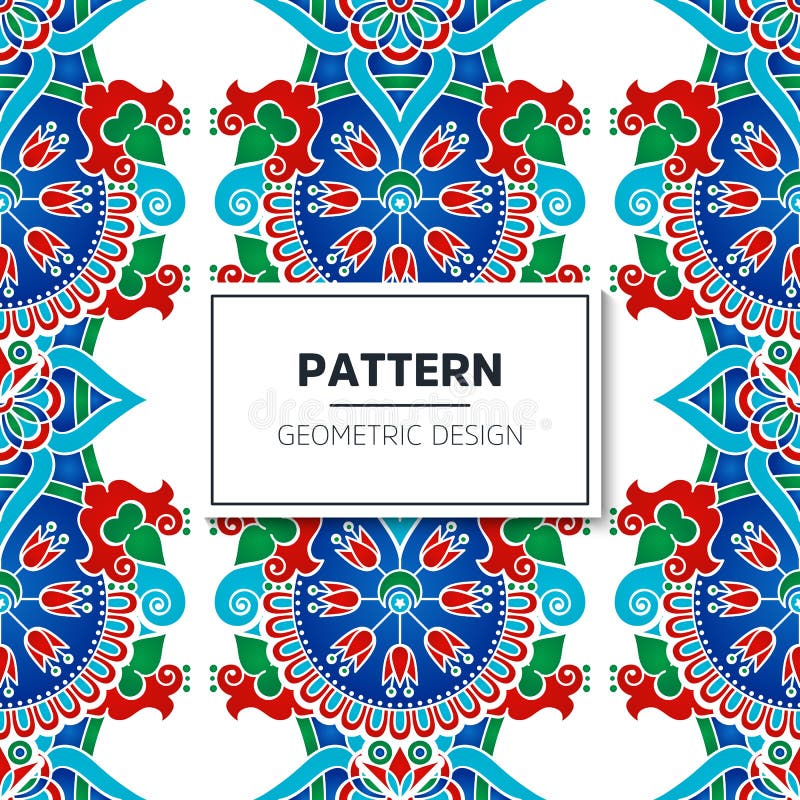 Turkish seamless pattern stock vector. Illustration of elegant - 115267410