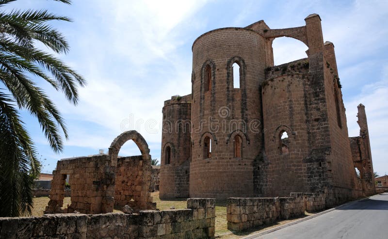 Turkish side of Cyprus editorial photography. Image of monastery ...