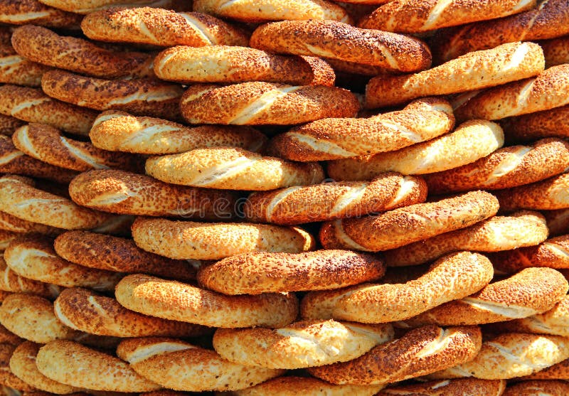 Turkish simit stock photo. Image of bagel, bread, simit - 24796146