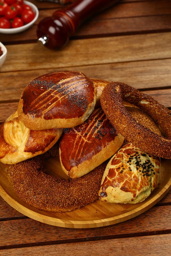 Turkish Bakery (pogaca) For The Breakfast Stock Photo - Image of food ...
