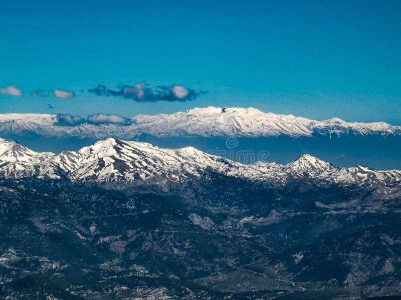 Turkish snowy mountains stock image. Image of turkey - 159387241