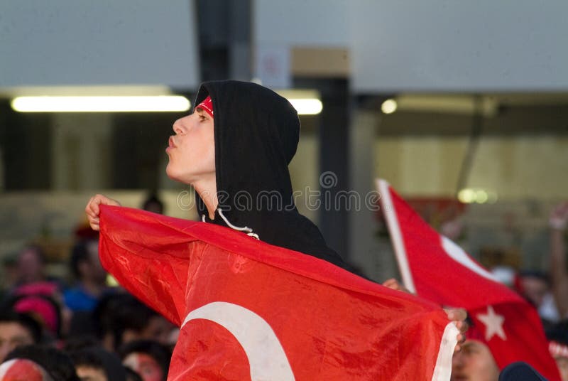 Turkish Soccer Fan editorial photo. Image of turkiye - 13892801
