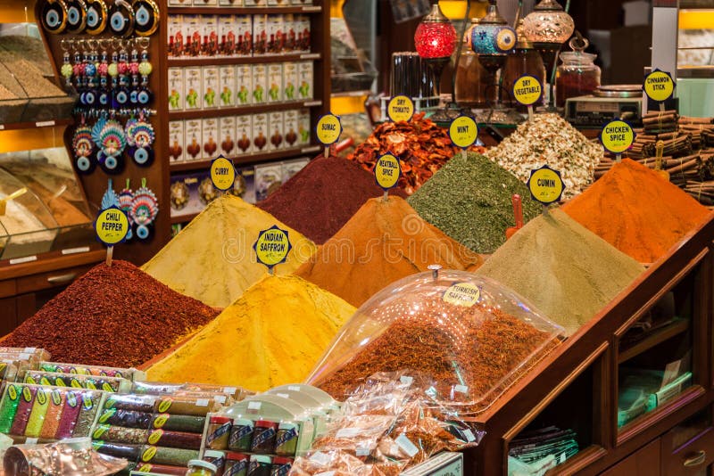 Turkish Spices editorial stock photo. Image of spice - 32357618