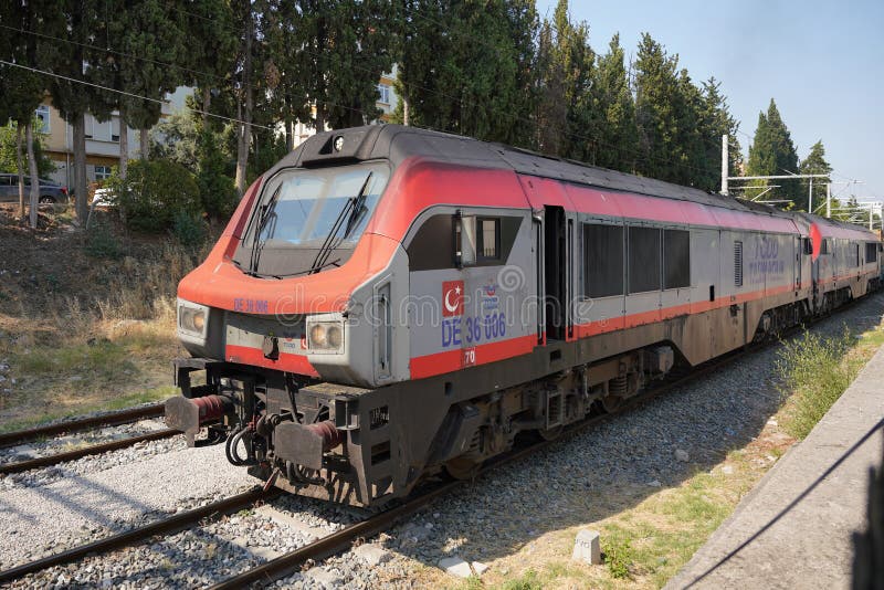 Turkish State Railways Train Editorial Stock Image - Image of railroad ...