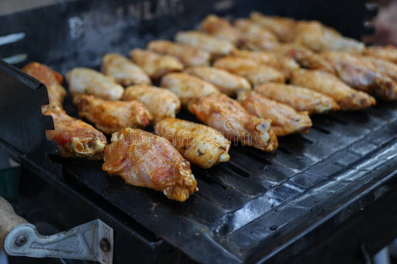 Turkish Style Barbecued Chicken Stock Image - Image of cooking ...
