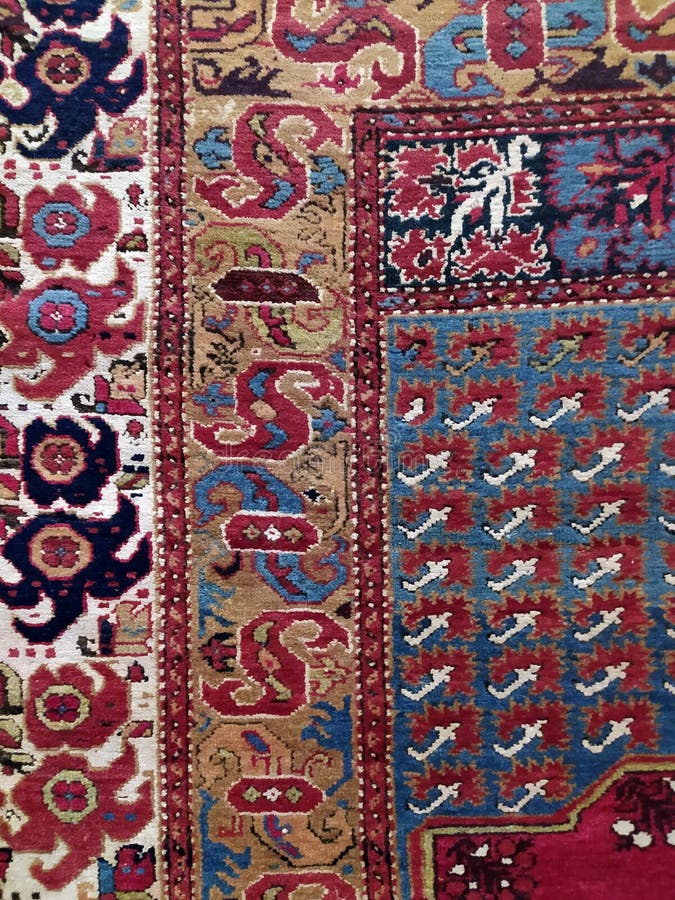 Turkish Style Carpet Texture Unique Design Stock Photo - Image of ...