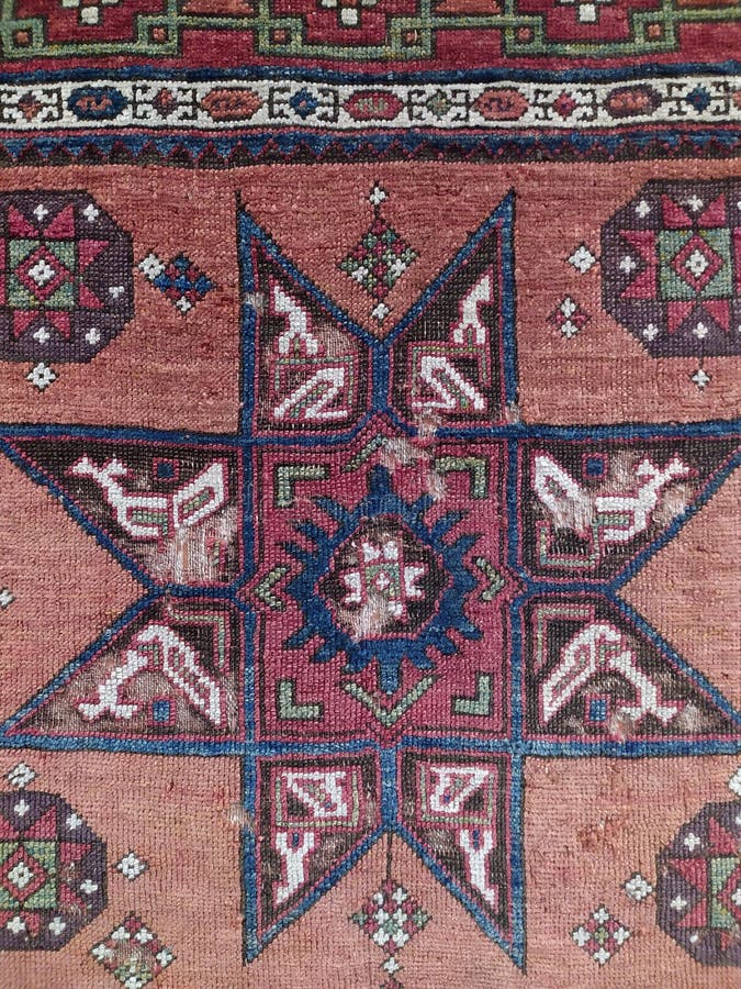 Turkish Style Carpet Texture Unique Design Stock Image - Image of ...