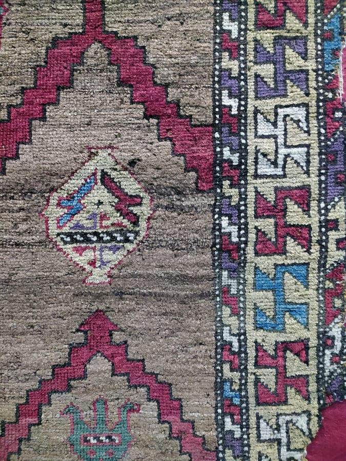 Turkish Style Carpet Texture Unique Design Stock Image - Image of ...