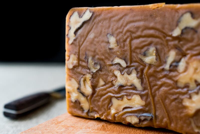 Turkish Summer Helva or Halva with Walnut. Stock Photo - Image of ...