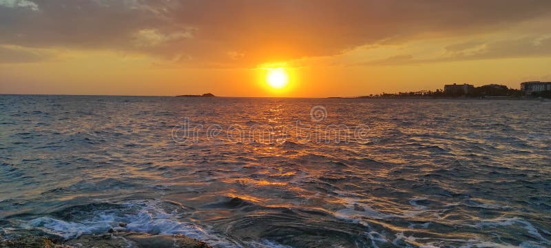 Turkish Sunset from the Cliffs Stock Photo - Image of evening, cliffs ...
