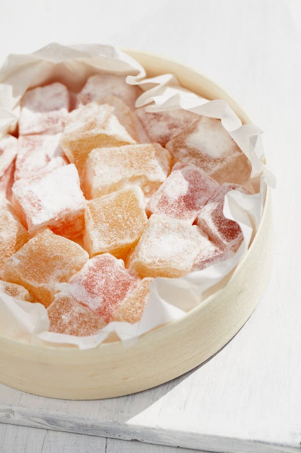 Turkish delight stock photo. Image of cornstarch, glass - 15797026