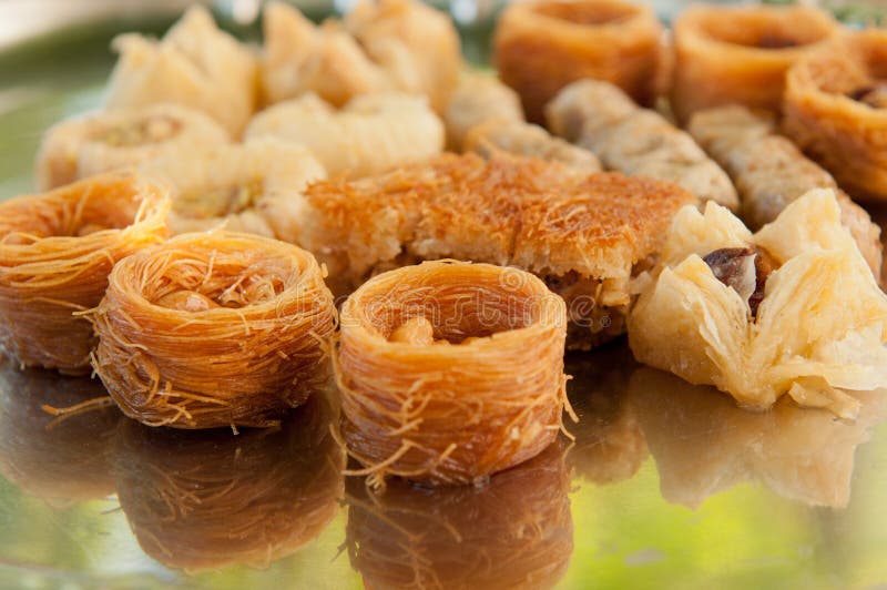 Turkish Sweets stock image. Image of oriental, food, yellow - 21105177