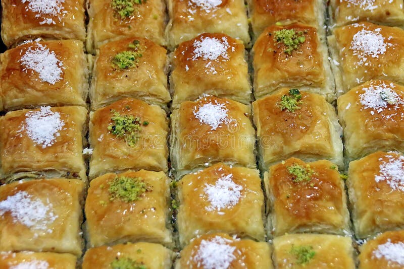 Turkish Sweets stock photo. Image of cakes, sugar, oriental - 159949804