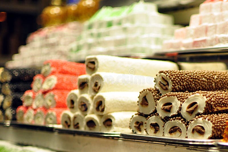 Turkish Sweets Balls Kadaif with Fresh Honey Close-up. Horizontal Stock ...