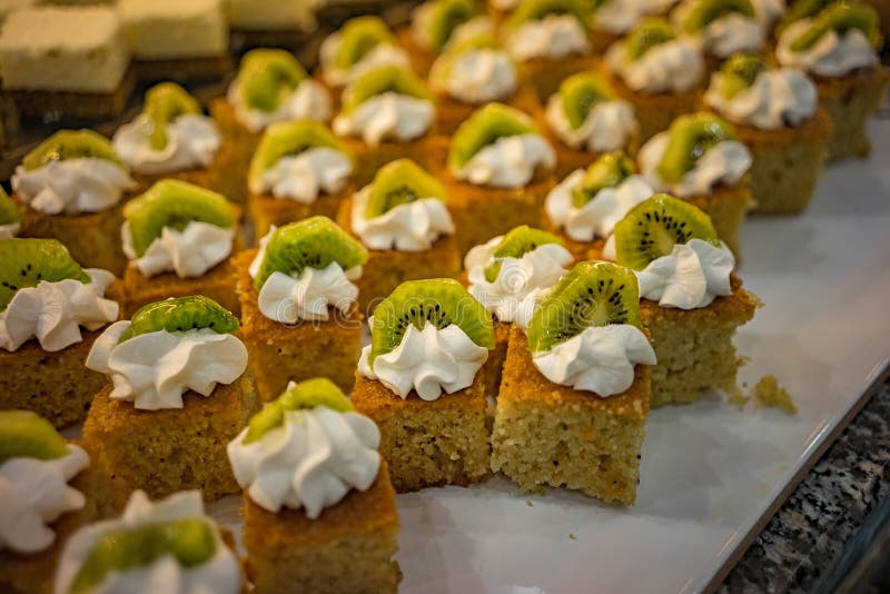Turkish Sweets on the Table Laid Out Beautifully for Lunch. Stock Image ...