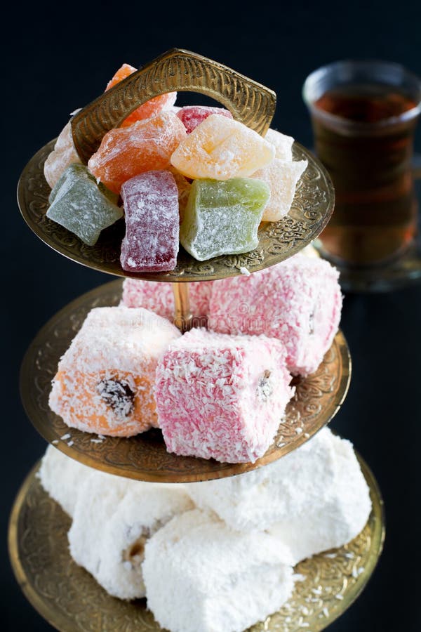 Turkish sweets stock photo. Image of drink, middle, syrup - 54951618