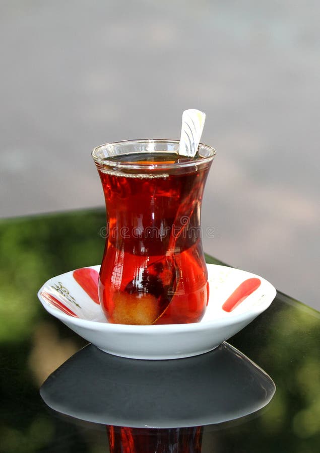 Tea stock photo. Image of drink, serving, turkish, tray - 6401114