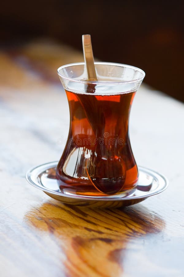 Tea turkish populer stock image. Image of hello, spoon - 832923