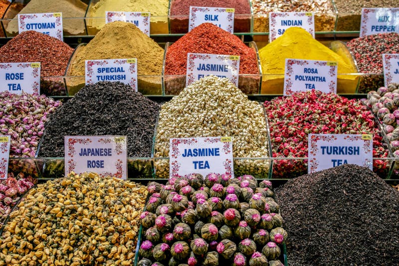 Turkish Tea on Grand Bazaar in Istanbul Stock Image - Image of bazaar ...
