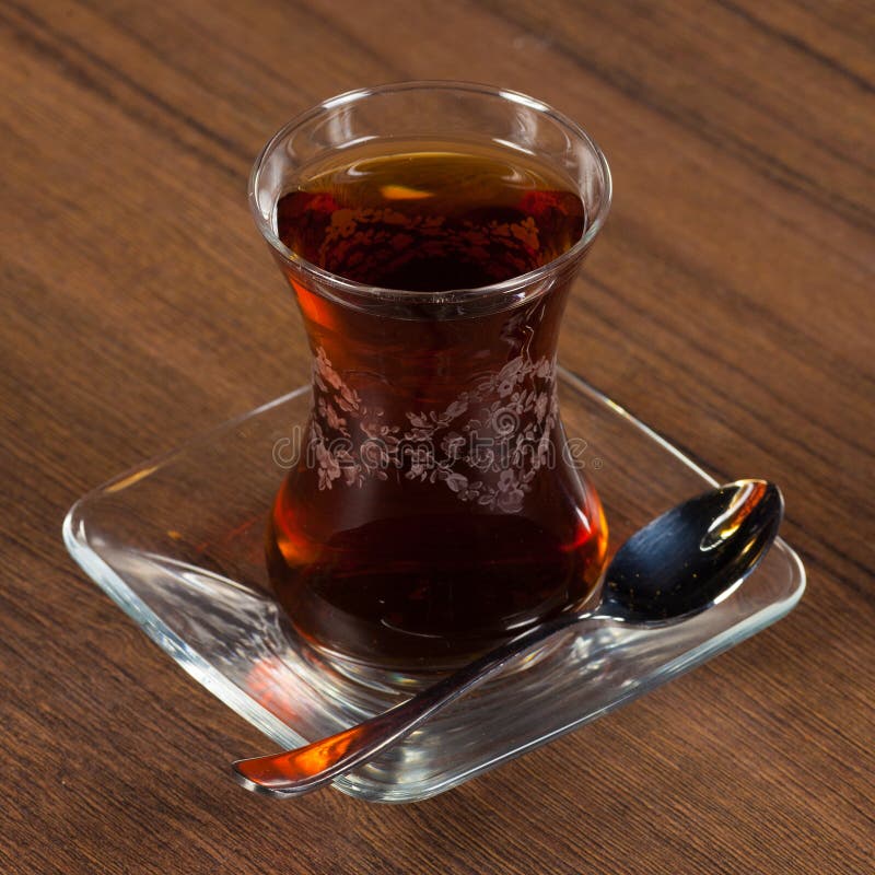 Turkish Tea in Traditional Glass Stock Image - Image of fresh, drink ...