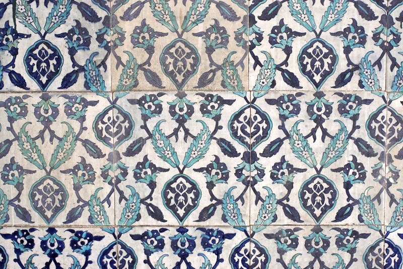 Turkish Tile Design stock photo. Image of ancient, beautiful - 67290706