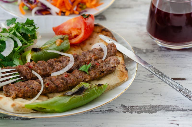Adana kebabi stock photo. Image of adana, kebab, lamb - 88696324
