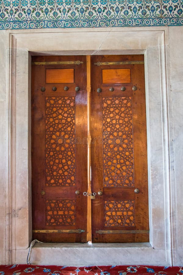 Turkish Traditional Door Architecture Stock Image - Image of turkish ...
