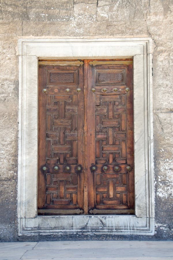 Turkish Traditional Door Architecture Stock Image - Image of ...