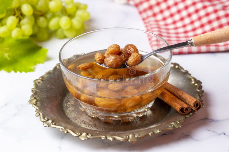 Turkish Traditional Grape Compote - Komposto or Hosaf Stock Photo ...