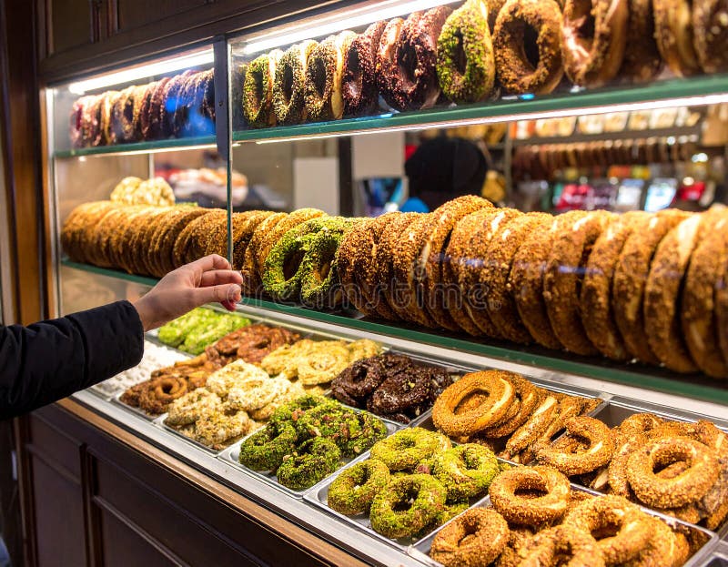 Turkish Traditional Sweet Rings in Stock Stock Illustration ...