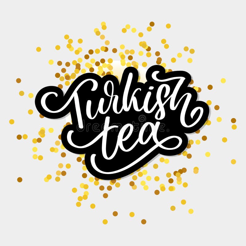 Turkish Traditions of Tea Ceremony. Tea Time. Decorative Elements for ...