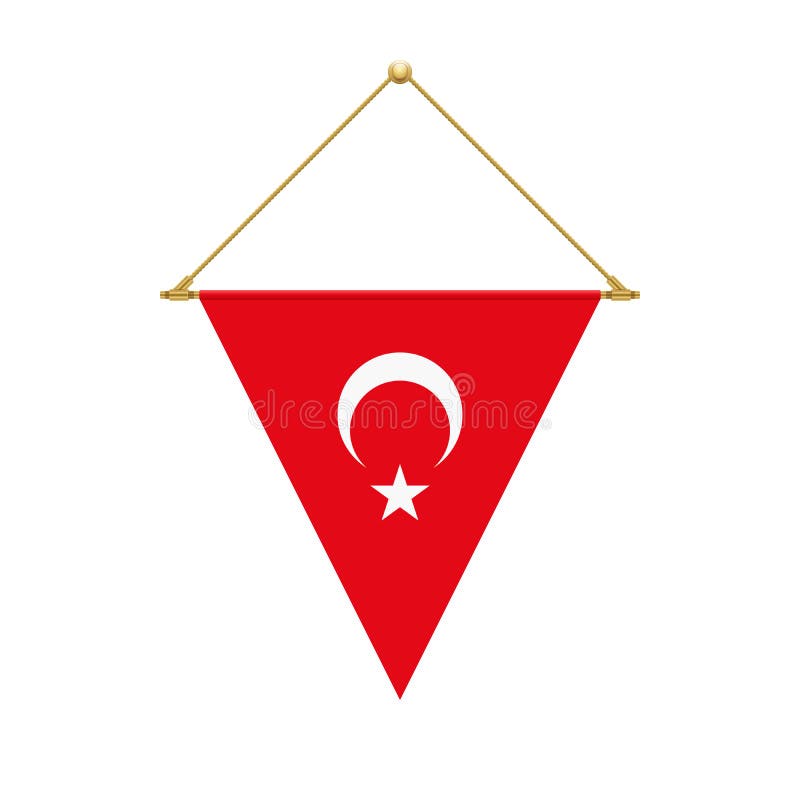 Turkey Flag Triangle Stock Illustrations – 92 Turkey Flag Triangle ...