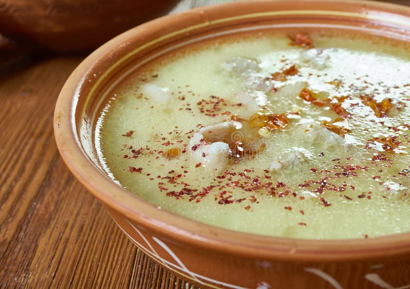 Turkish Chorba Soup Closeup Stock Image - Image of piquancy, oriental ...