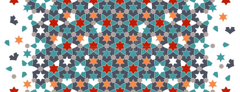 Turkish Vector Background Tile, Mosaic. Modern Vector Pattern Stock ...