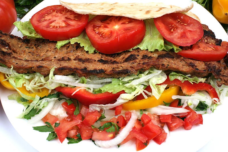 Turkisk shish kebab stock photo. Image of lamb, barbecue - 6057788