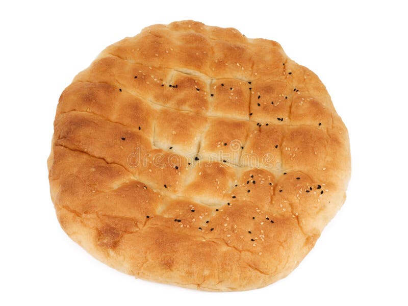 Turks brood stock afbeelding. Image of geïsoleerd, ronde - 5729047