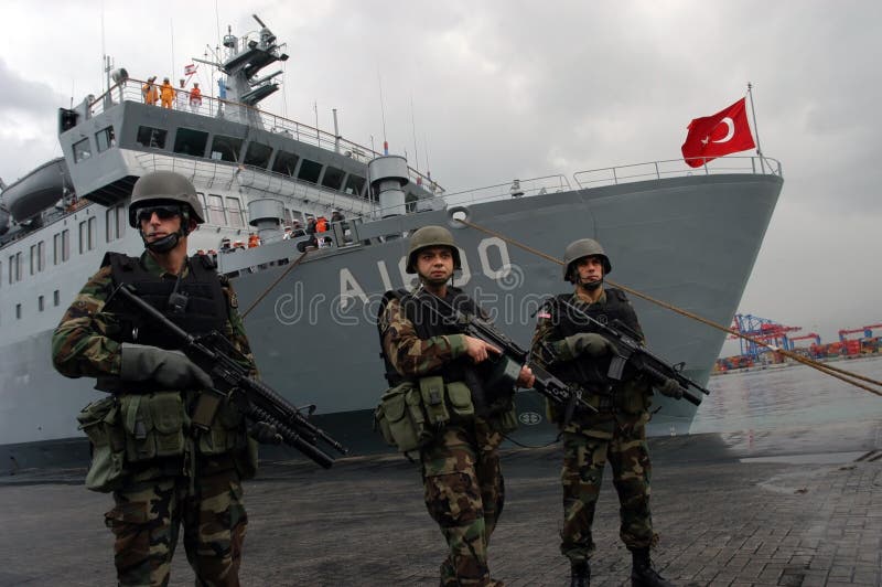 Turkse Militaire Buitenpost Redactionele Stock Foto - Image of militair ...