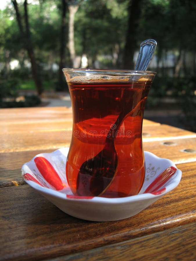 Turkse Thee stock afbeelding. Image of thee, boom, lijst - 4760775