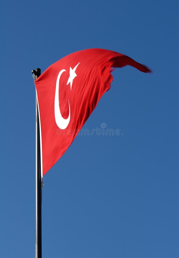 Turkse Vlag stock foto. Image of stof, grondwet, nationalisme - 803738