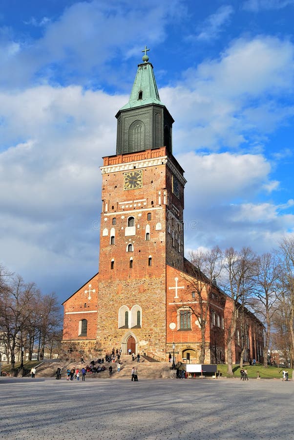 Turku Cathedral stock image. Image of landmark, city - 31727727