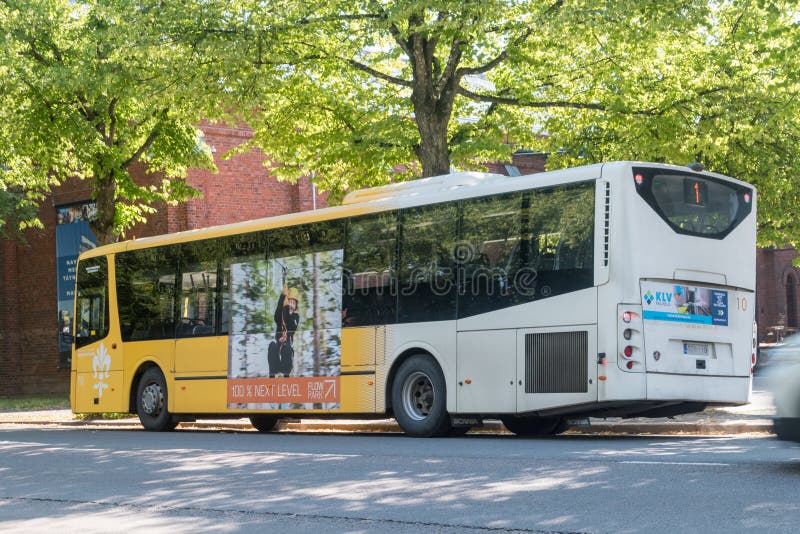 Turku bus on street editorial stock photo. Image of transportation ...