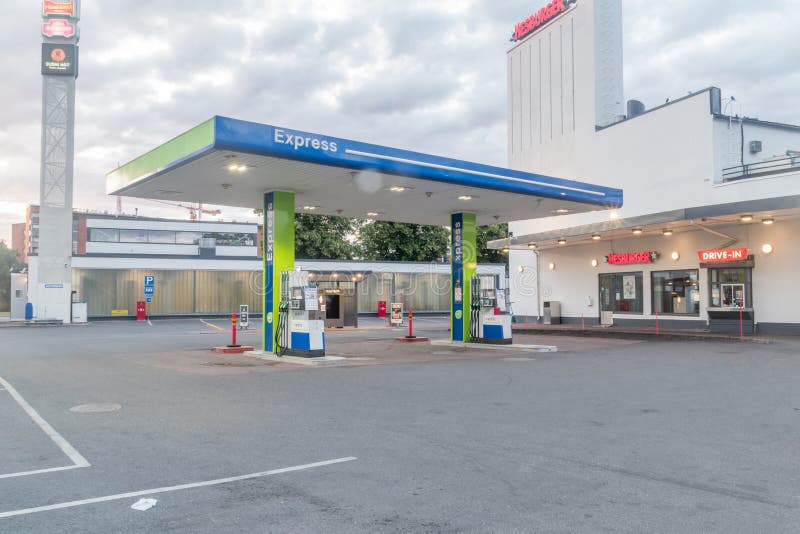 Neste Express gas station editorial photography. Image of industry ...