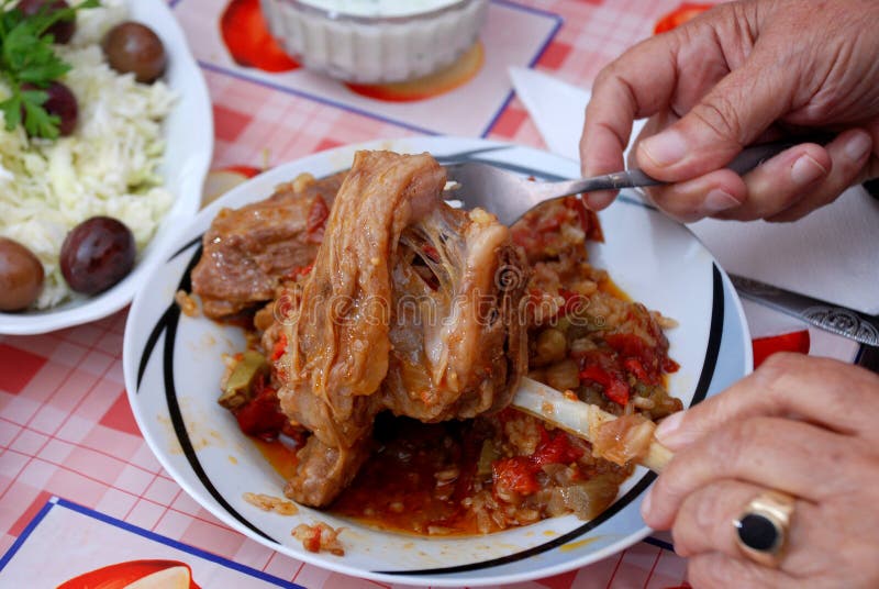 Turli Tava, Tasty Meal with Meat and Rice Stock Photo - Image of ...