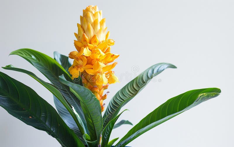 Turmeric Flower Arrangement -Generative Ai Stock Photo - Image of ...
