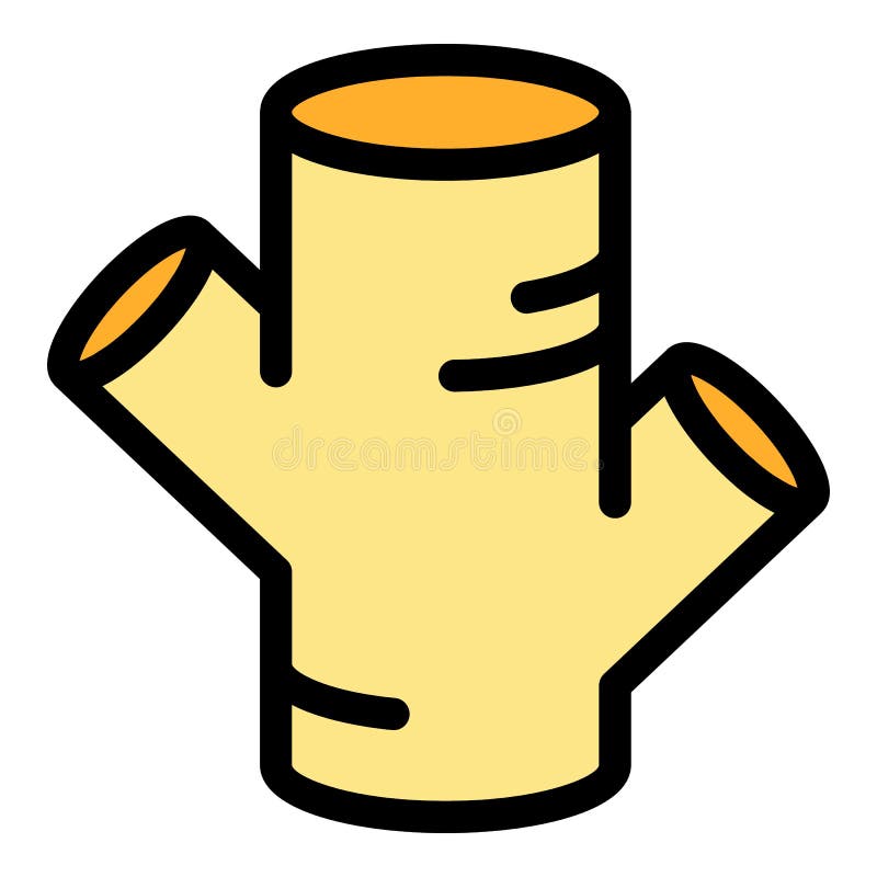 Turmeric Icon Color Outline Vector Stock Illustration - Illustration of ...